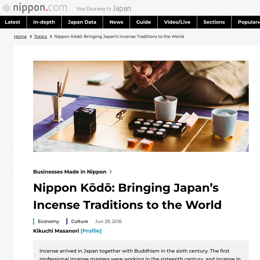 NIPPON KODO featured on NIPPON.COM – nipponkodostore.com
